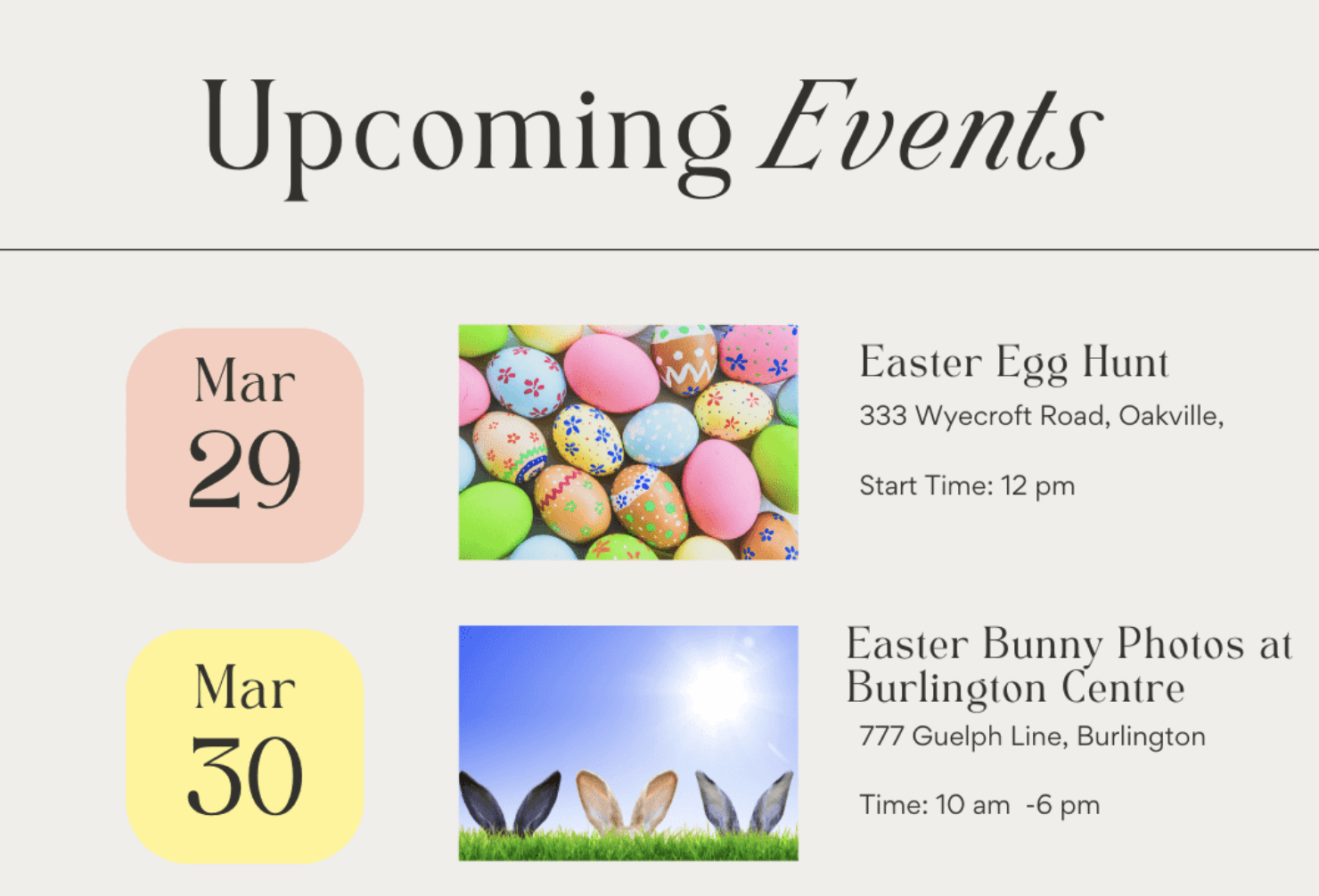 Celebrating Easter: Local Events This Weekend! - Urban Group Realty